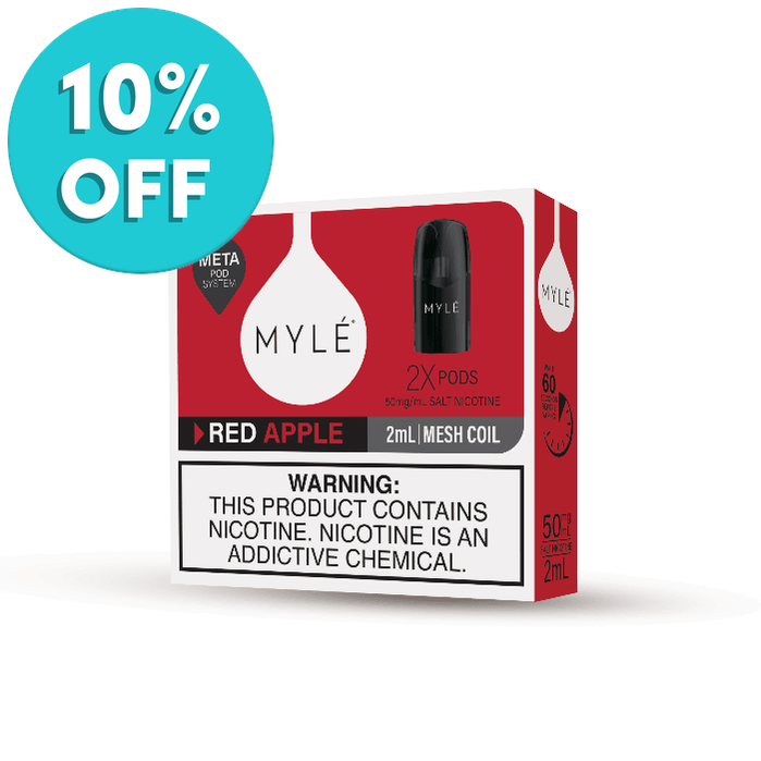 MYLÉ V5 Vape Pods, Australia: Red Apple – PodVapes